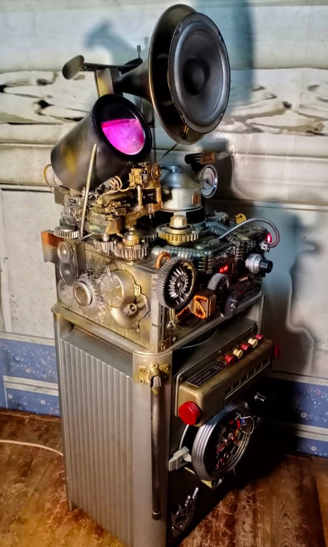 Steampunk Radio Amplifier / Active Speaker System, Hobbies & Toys ...