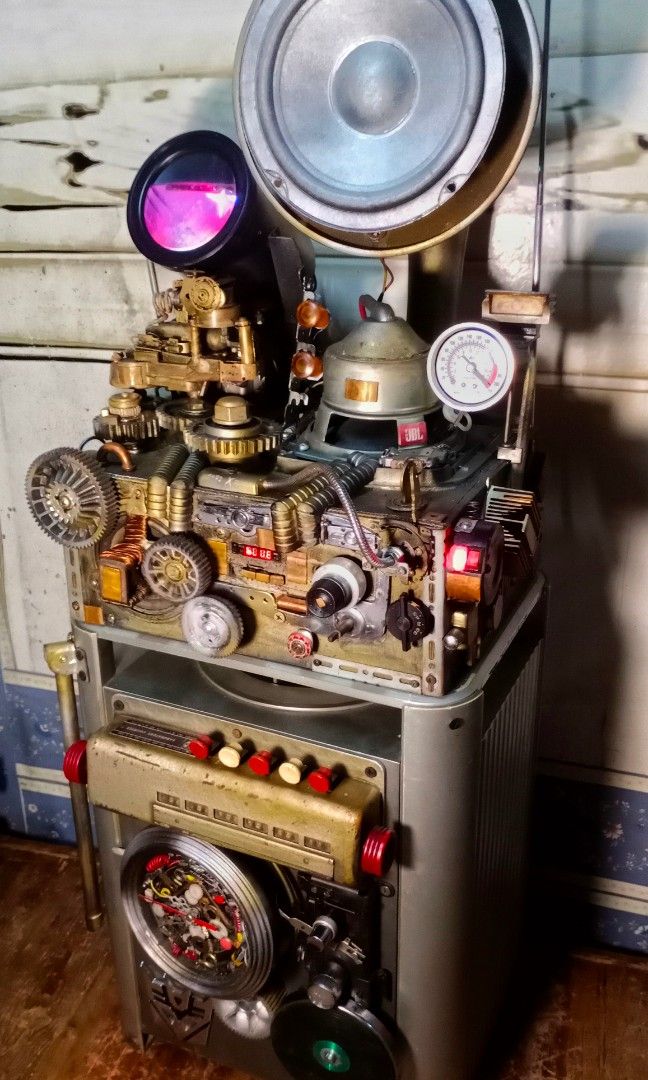 Steampunk Radio Amplifier / Active Speaker System, Hobbies & Toys ...