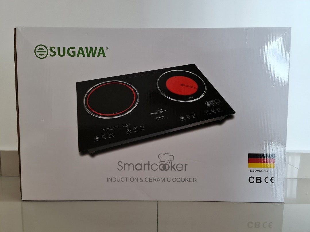 Sugawa Smartcooker Induction and Ceramic Cooker Electric with Shott ...