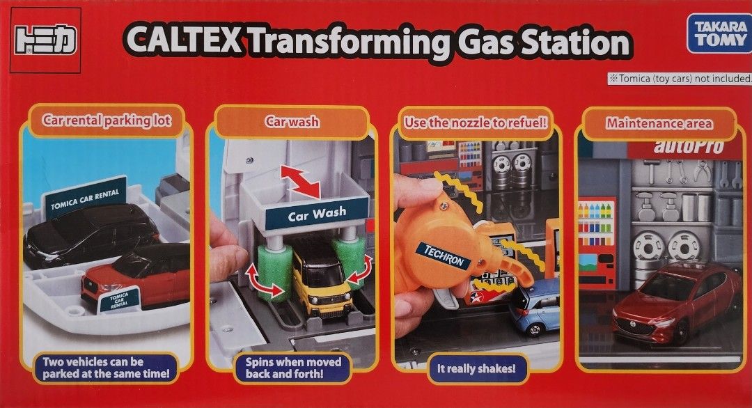 Takara Tomy Caltex gas station, Hobbies & Toys, Toys & Games on Carousell