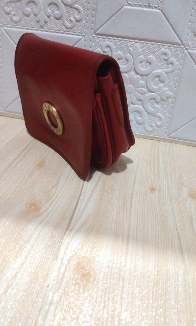 Tas Kulit Asli CARLO RINO Seken Bekas minus cantelan talpan, Fesyen ...