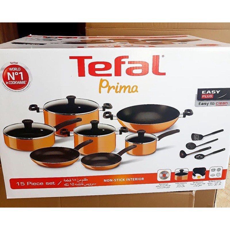 TEFAL PRIMA 15 pc. COOKWARE SET, Furniture & Home Living, Kitchenware ...