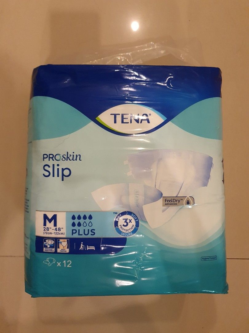 TENA PROSKIN SLIP PLUS MEDIUM SIZE, Health & Nutrition, Assistive & Rehabilatory Aids, Adult ...
