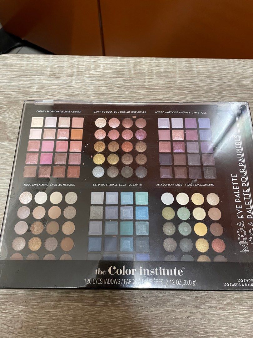 The Color Institute 120 Eyeshadow Palette, Beauty & Personal Care, Face ...