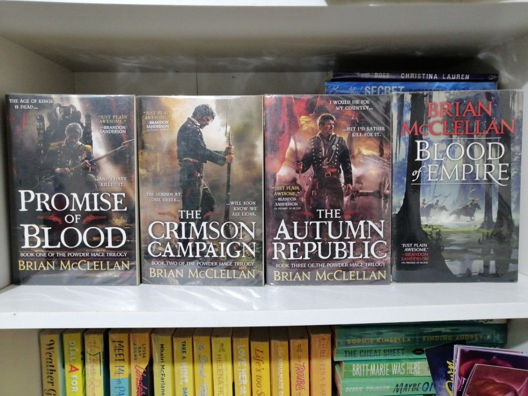 The Powder Mage Series & Gods of Blood and Powder book 3 by Brian ...