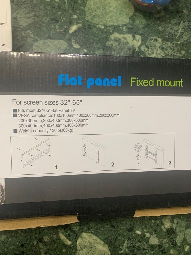 Tiger Mount Fixed Wall Mount For TV 32-65 inch, TV & Home Appliances ...