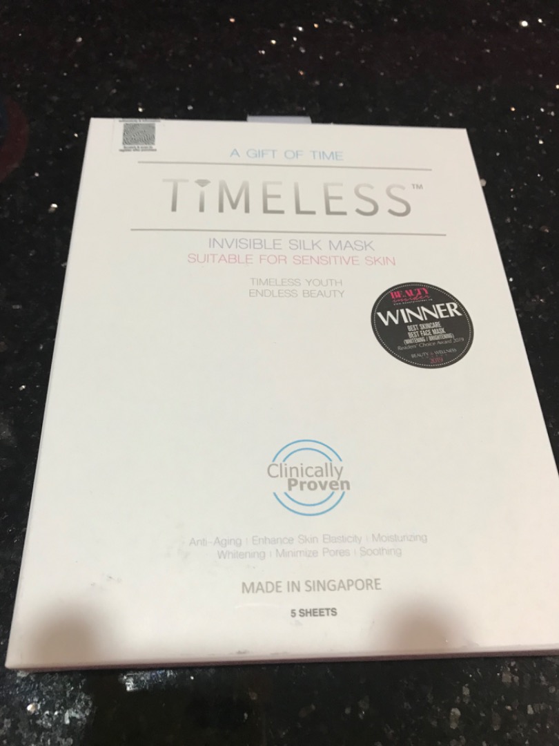 Timeless invisible silk mask (award winning product) clinically proven ...