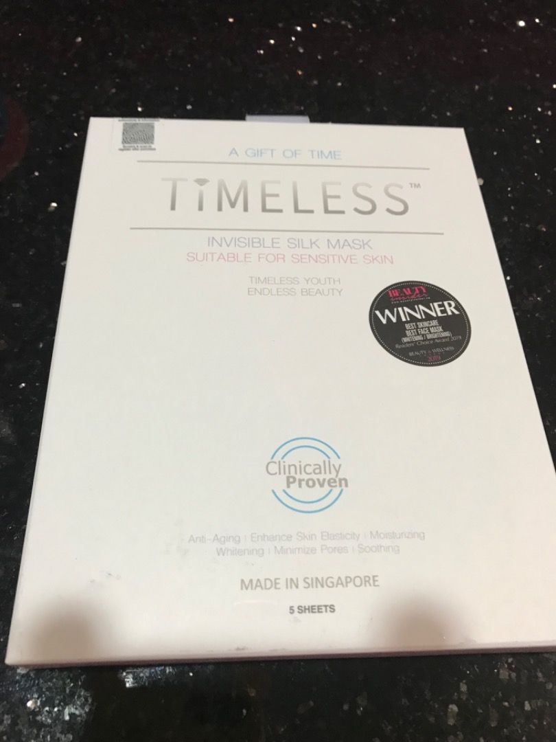 Timeless invisible silk mask (award winning product) clinically proven ...