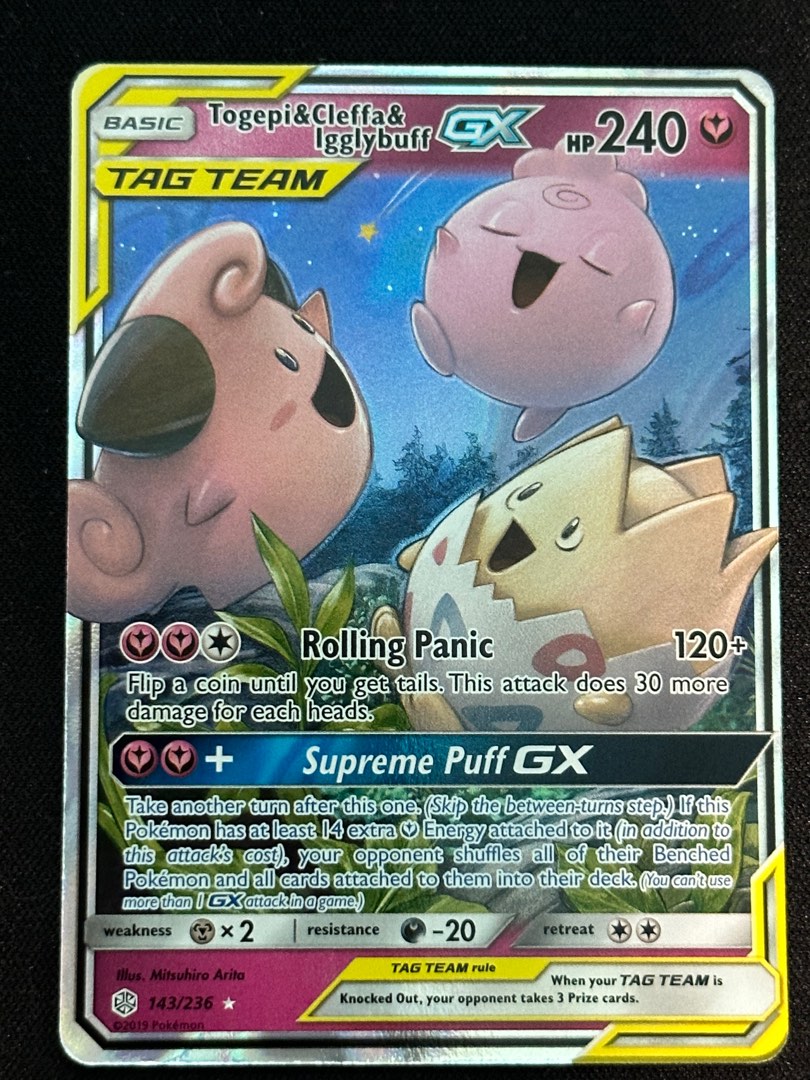 Togepi & Cleffa & Igglybuff GX, Hobbies & Toys, Toys & Games on Carousell