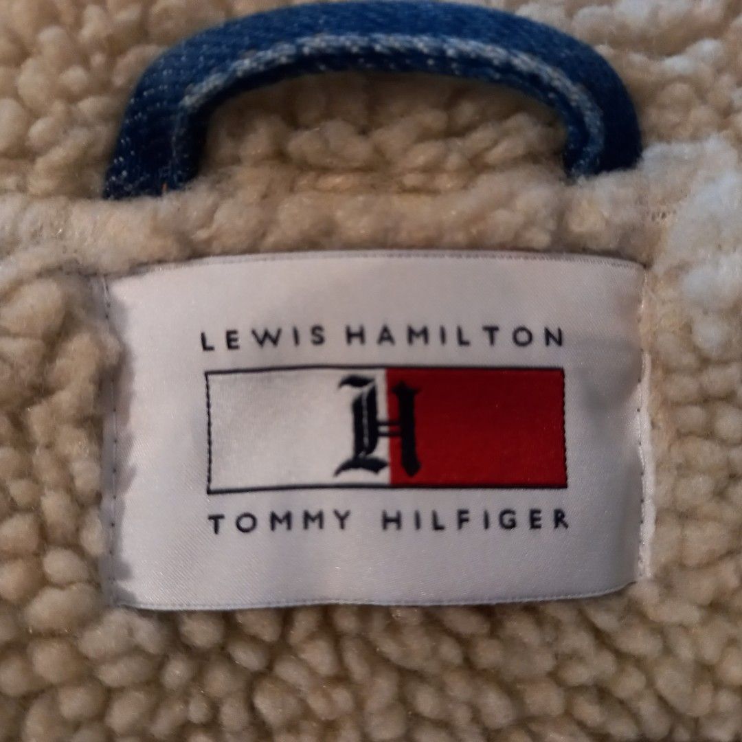 Tommy Hilfiger x Lewis Hamilton Formula one Sherpa Denim Jacket, Men's ...