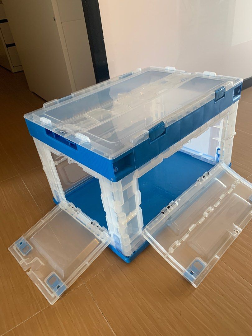 Toyogo Storage Boxes Collapsible Stackable, Furniture & Home Living ...