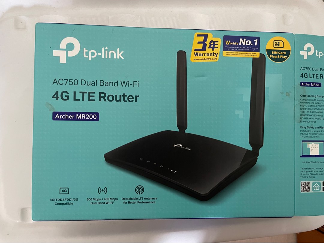Tp-link ac750 4g lte router, 電腦＆科技, 電腦周邊及配件, Wifi及上網相關產品 - Carousell