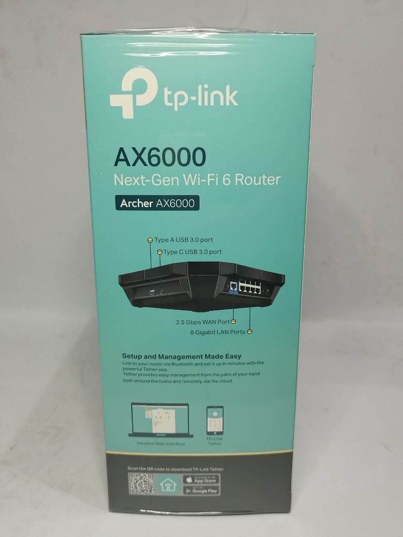 TP-LINK Archer AX6000 Next-Gen Wi-Fi 6 Router, Computers & Tech, Parts ...