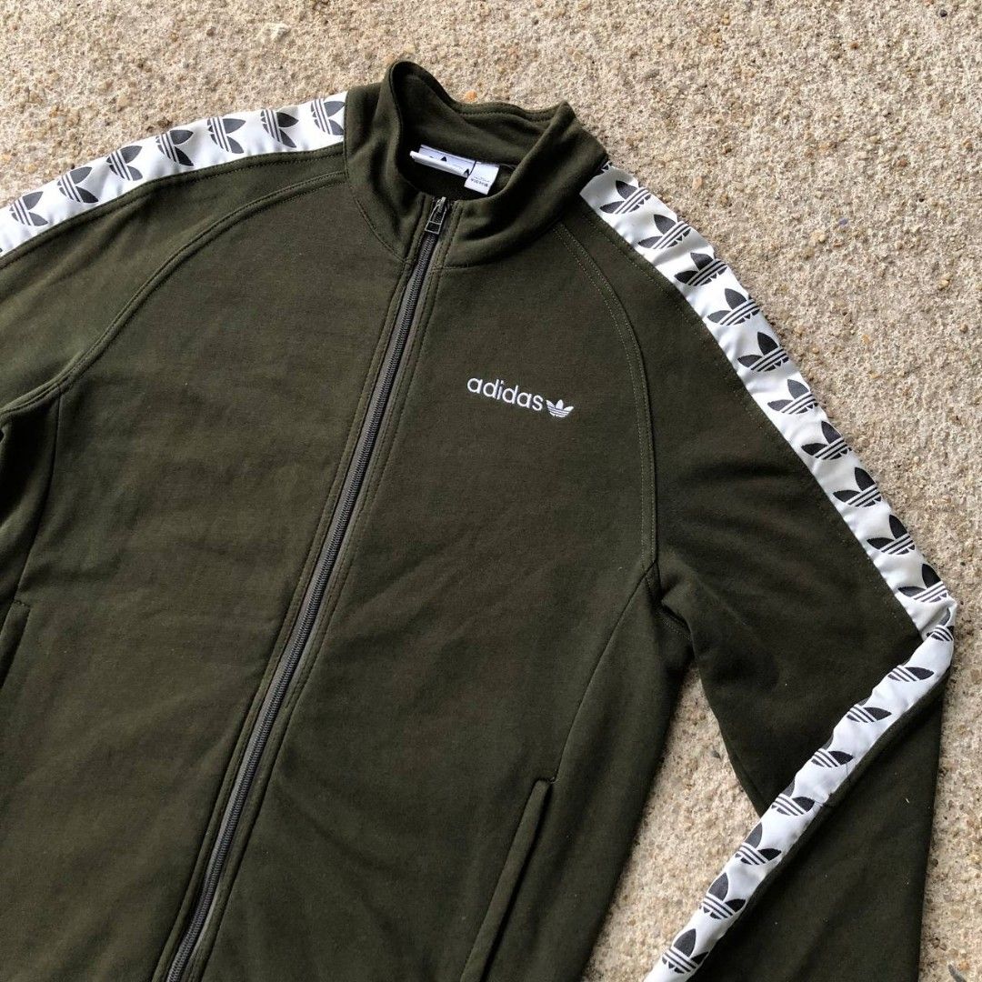 Tracktop Adidas side tape, Men's Fashion, Tops & Sets, Hoodies on Carousell