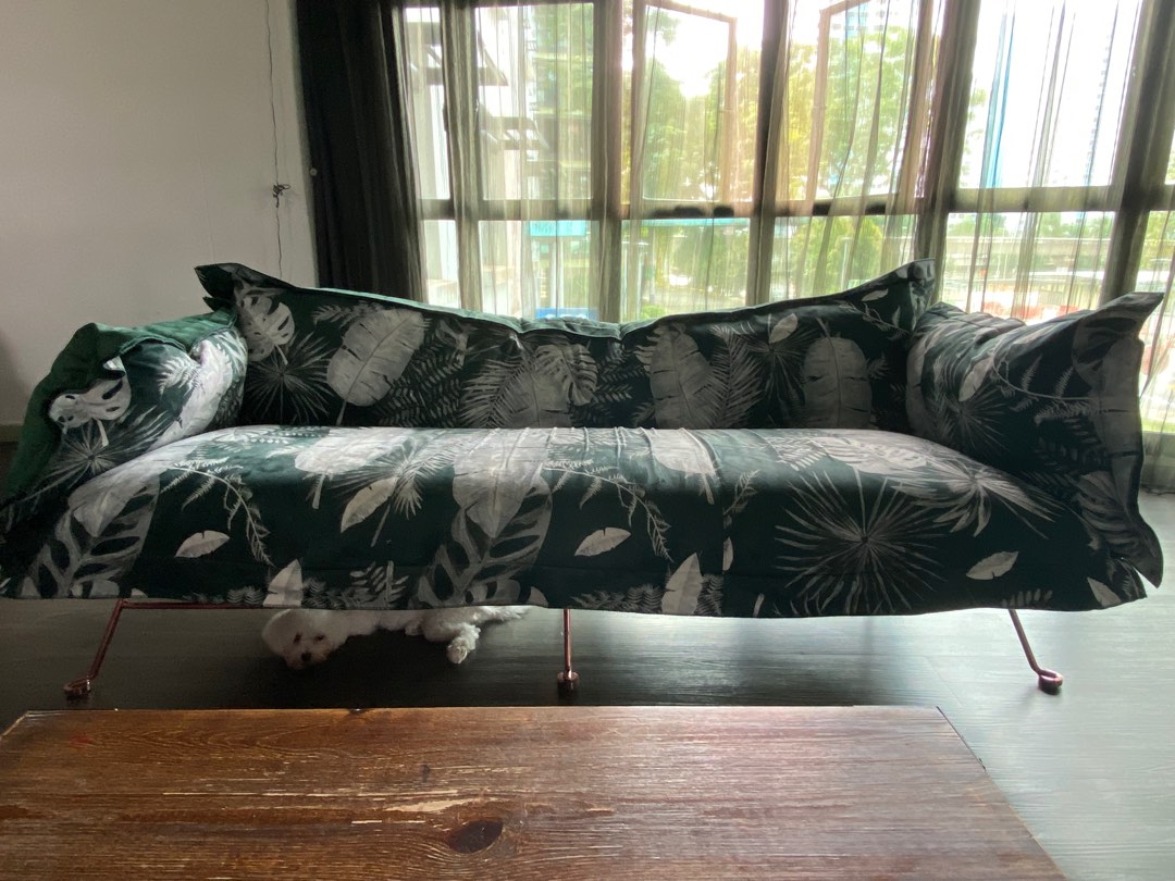 Tropical Sofa, Furniture & Home Living, Furniture, Sofas on Carousell