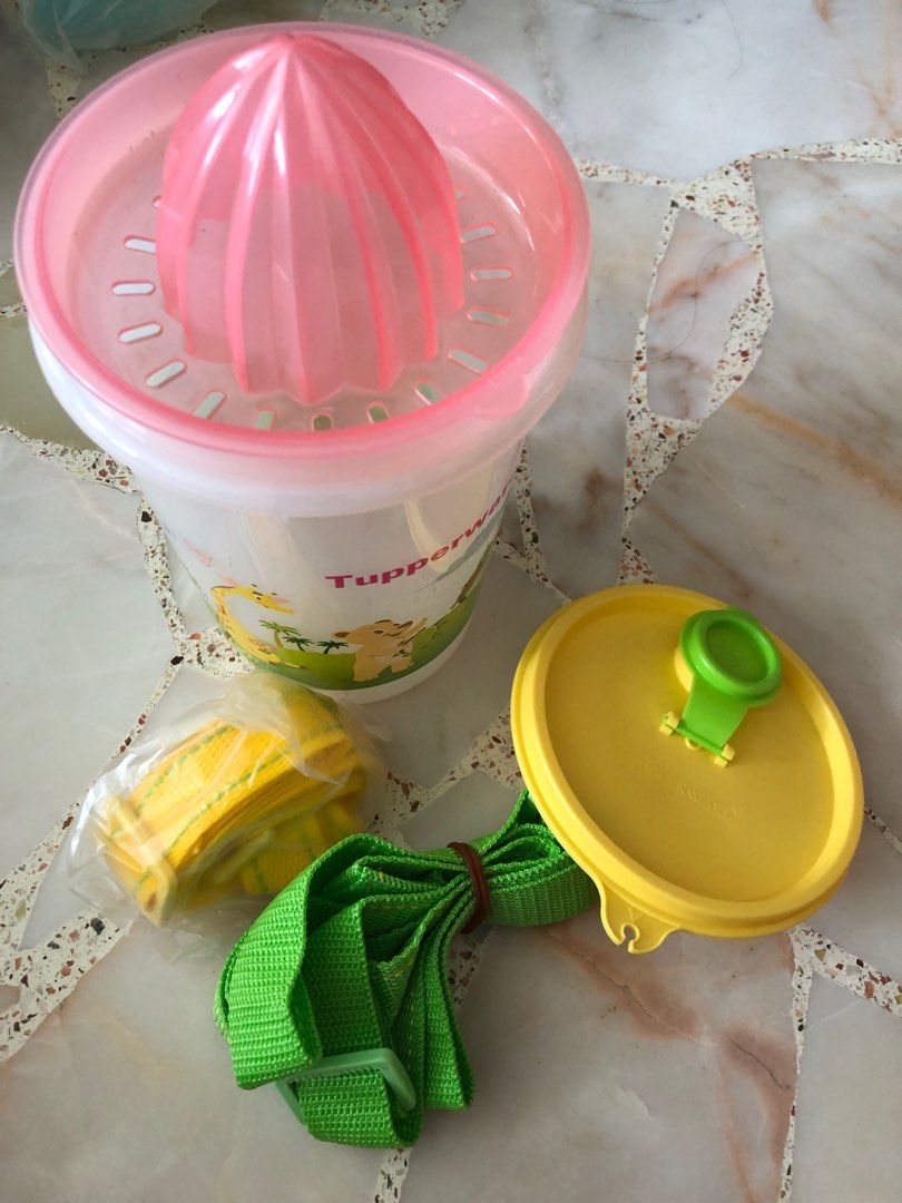 Tupperware thirst quencher with strap (1) 1.1L set, Furniture & Home ...