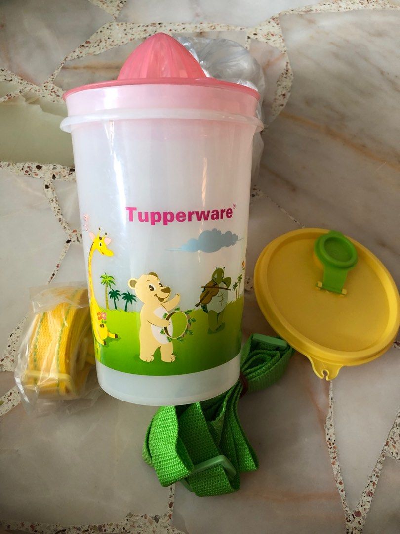Tupperware thirst quencher with strap (1) 1.1L set, Furniture & Home ...