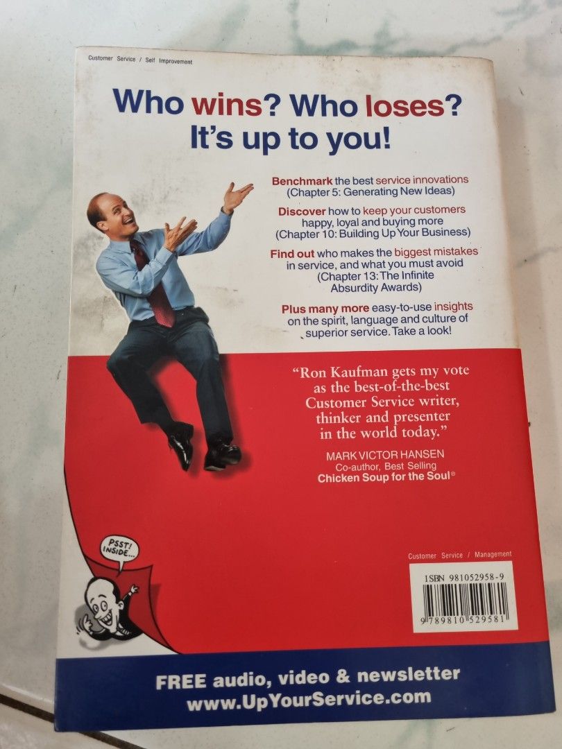 Up Your Service ! Insights, Hobbies & Toys, Books & Magazines, Fiction ...