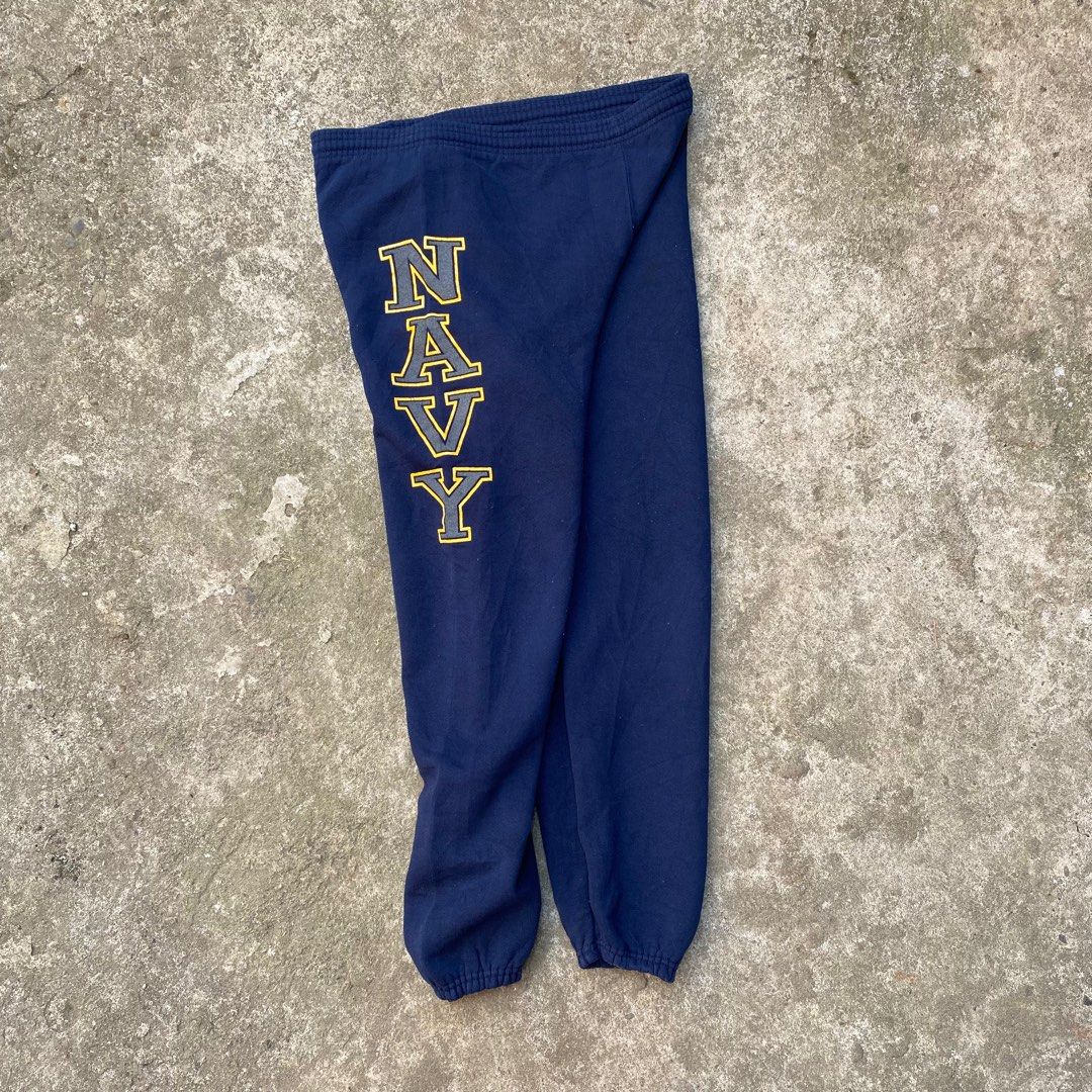 US Navy Sweatpants, Men's Fashion, Bottoms, Joggers on Carousell
