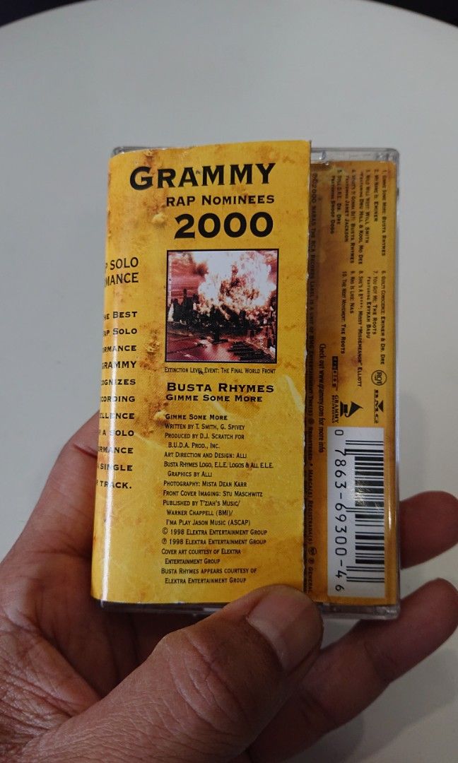 Vintage Cassette Grammy Nominees 2000, Hobbies & Toys, Music & Media ...