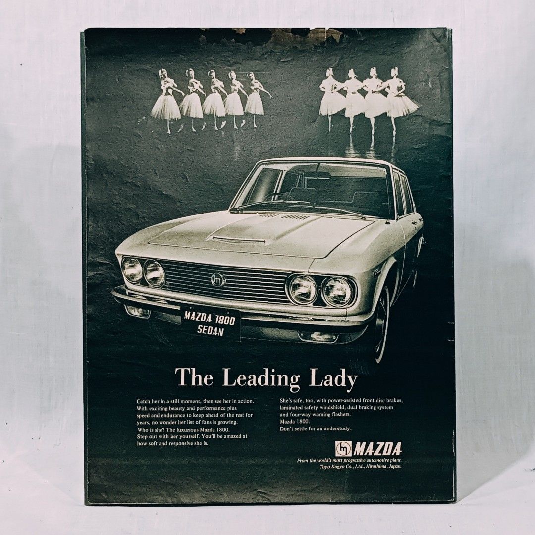 Vintage Poster Mazda, Hobbies & Toys, Collectibles & Memorabilia ...