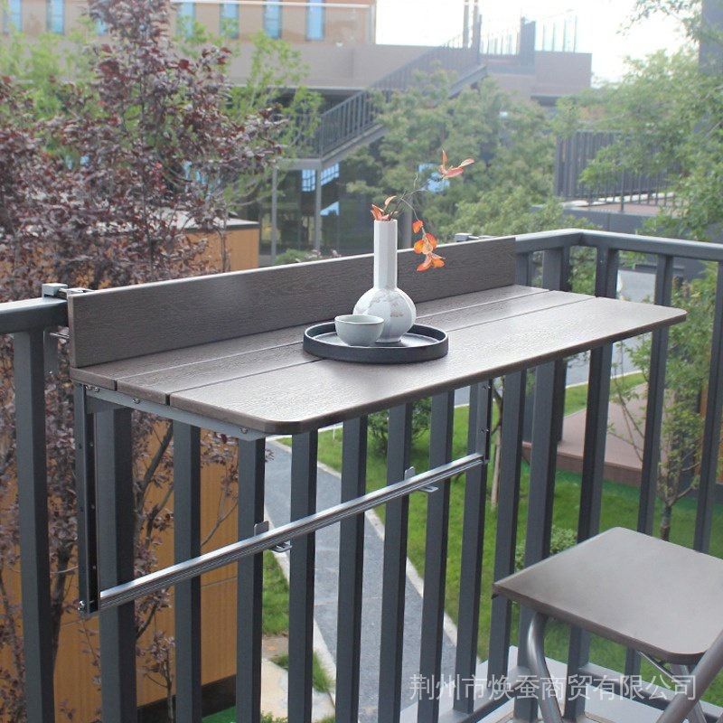 Wall Mounted Table Balcony Hanging Table Hanging Foldable Desk Outdoor ...