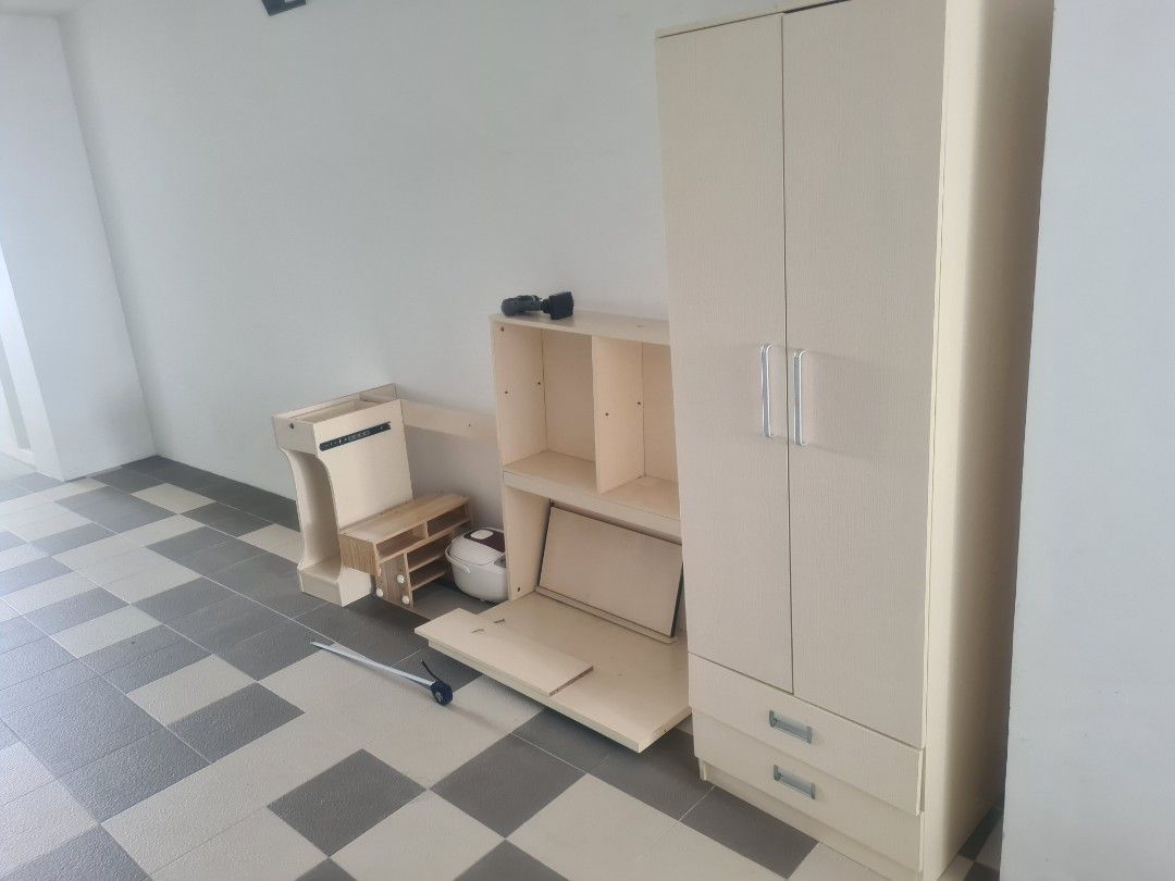 Wardrobe attached with Study table or Just Wardrobe alone, Furniture ...