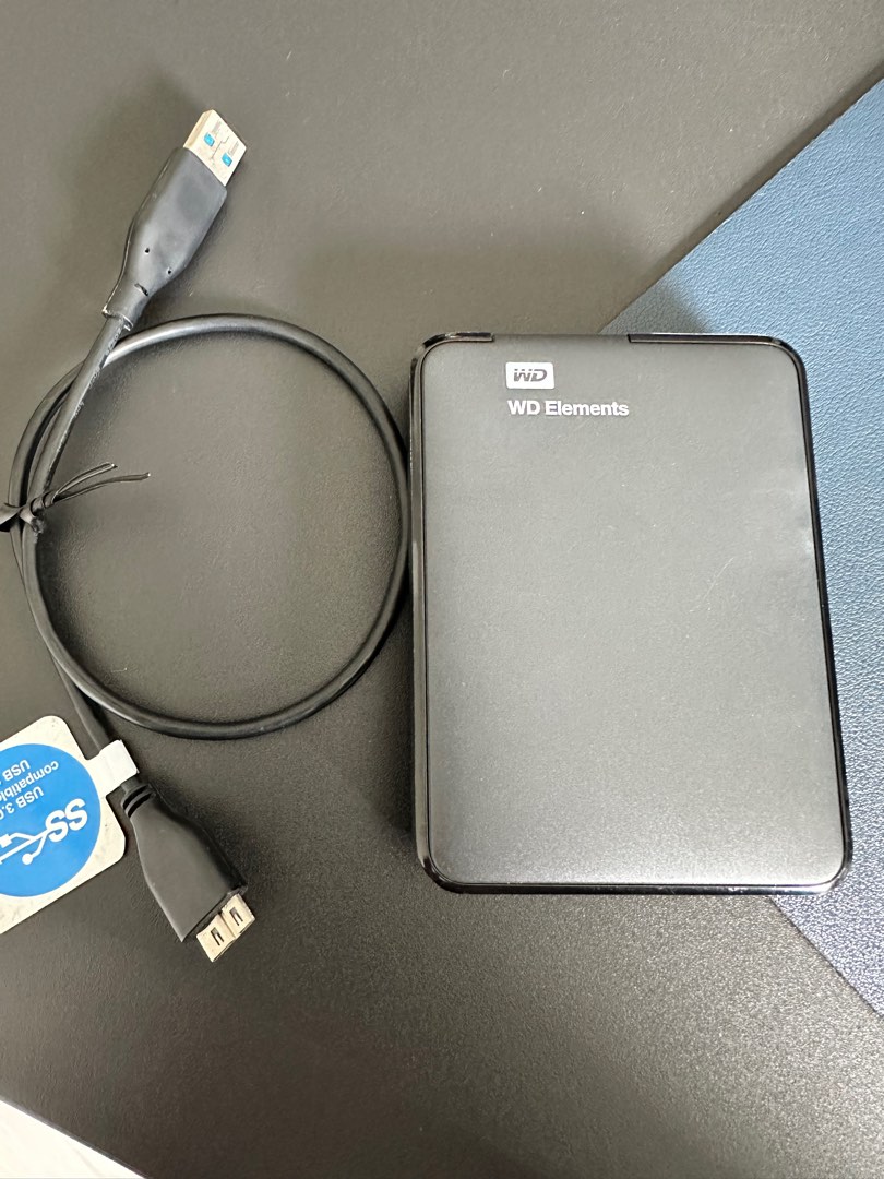 WD Elements 2TB Portable, Computers & Tech, Parts & Accessories, Hard ...