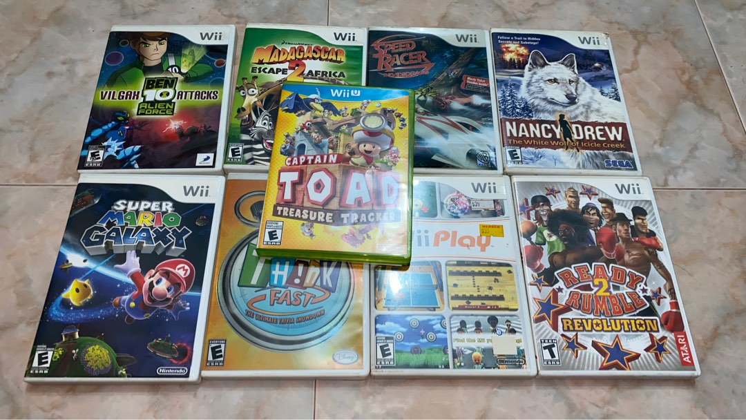 Wii Wii U games bundle, Video Gaming, Video Games, Nintendo on Carousell