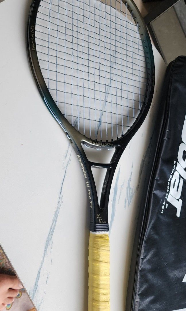 Wilson Wimbledon Tennis Racket, Sports Equipment, Sports & Games ...