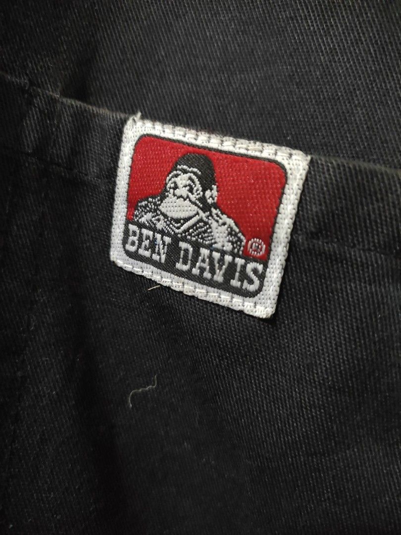 Workshirt Ben Davis Halfzip black, Fesyen Pria, Pakaian , Atasan di ...