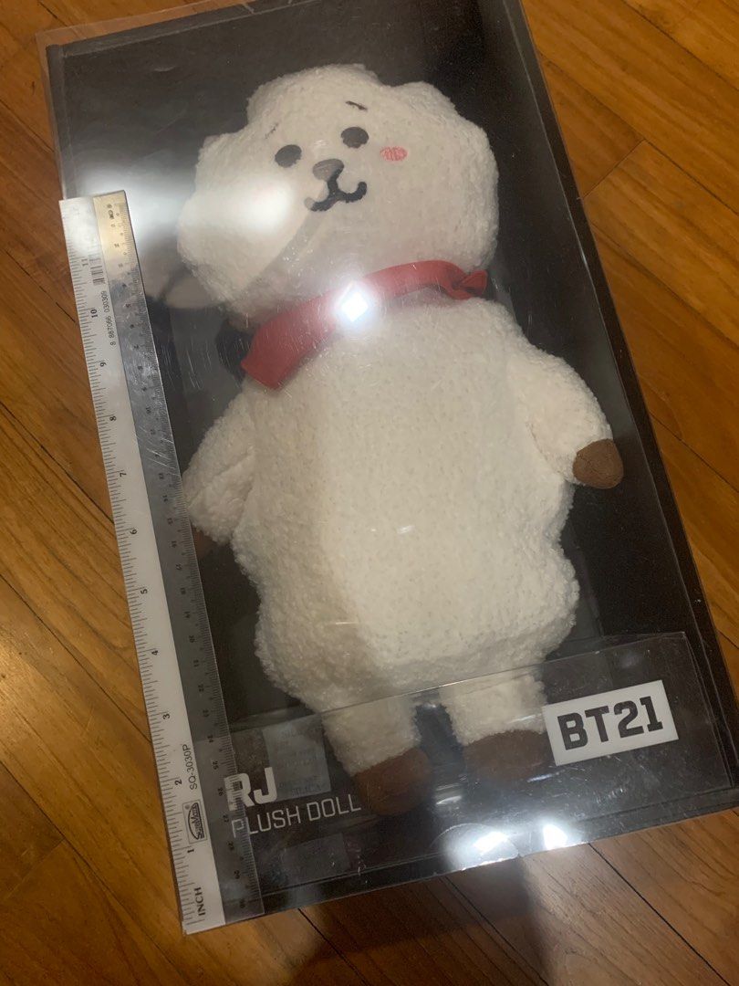 [WTS] LINE FRIENDS BTS BT21 Official RJ Plush Doll Standing, Hobbies ...