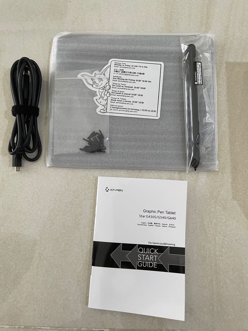 XP-Pen Drawing Tablet (comes in box), Computers & Tech, Parts ...