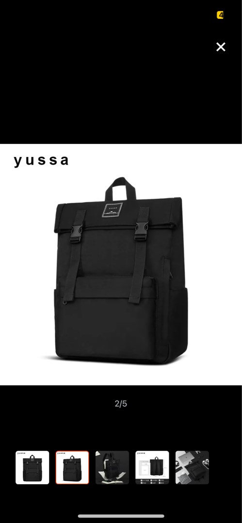 yussa backpack, Luxury, Bags & Wallets on Carousell