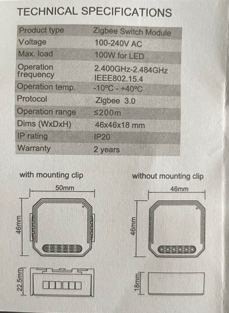 Zigbee smart module, Furniture & Home Living, Lighting & Fans, Lighting ...