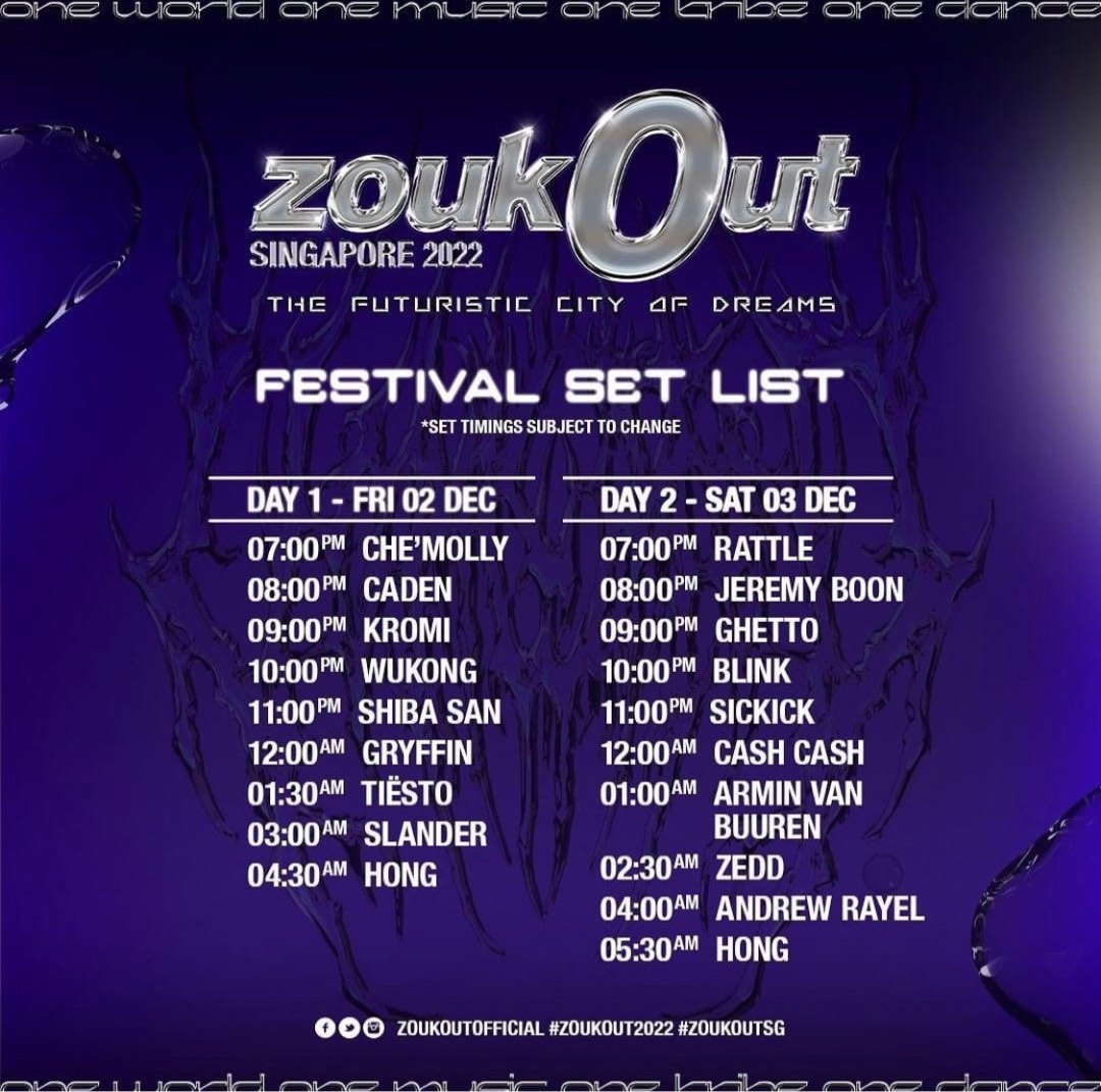 ZoukOut Ticket - NEW!, Tickets & Vouchers, Event Tickets on Carousell