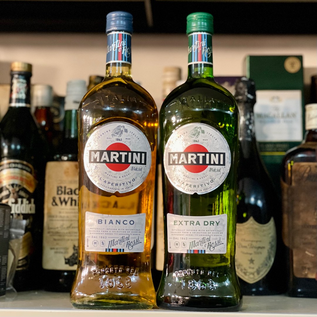 1L Martini Bianco & Extra Dry Vermouth sealed 1000ml, Food & Drinks ...