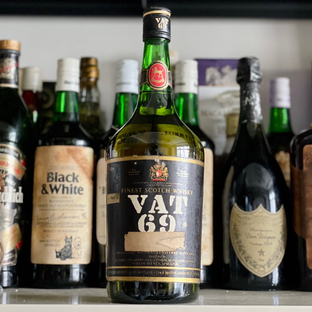 1L Vat 69 nice whisky vintage blended scotch 1000ml, Food & Drinks ...