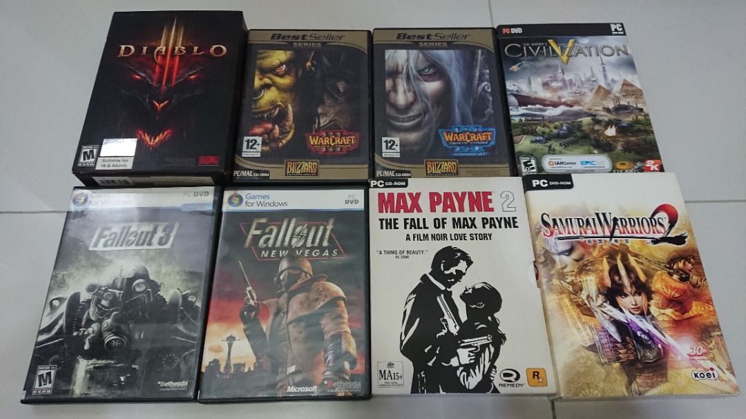 [Pre-Owned] 21 Original Physical PC Games for Sale Only as a Whole Set ...
