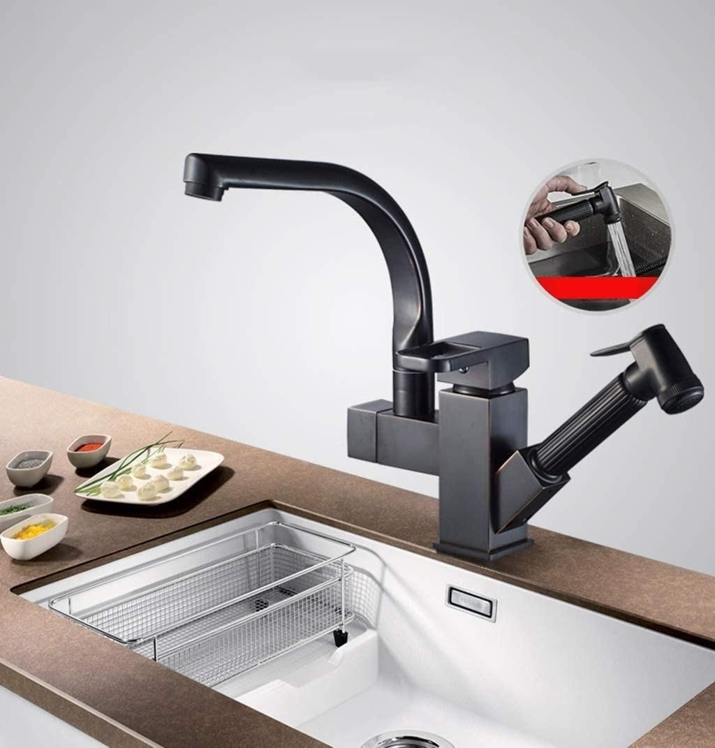 [3473] Basin Sink Mixer Tap Drawing Telescopic Kitchen Cold Hot Tap ...