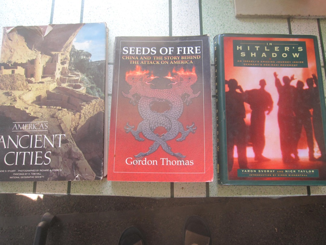 3 Books Seeds of Fire, The Hitler Shadow, Americas Ancient Cities ...