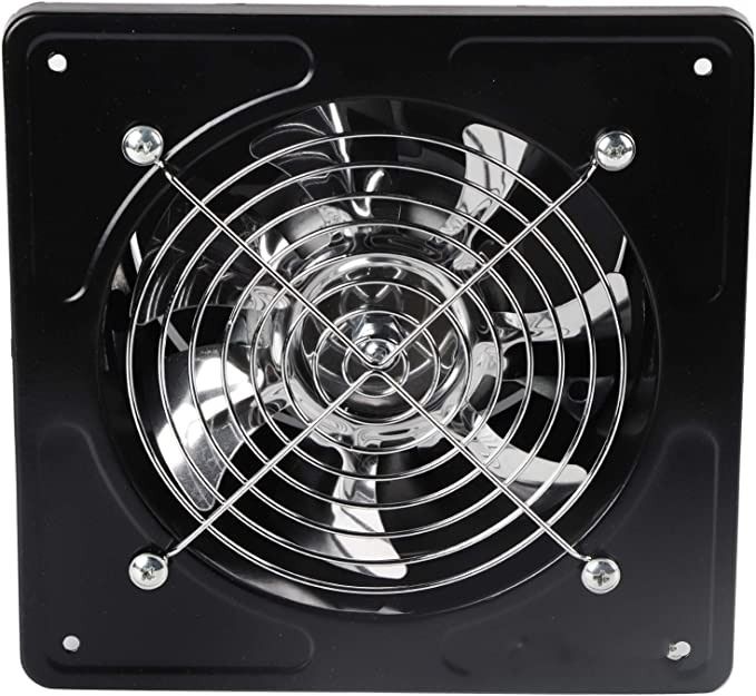 6 Inch 40W Wall Mounted Exhaust Fan Low Noise Extractor Ventilator Fan ...