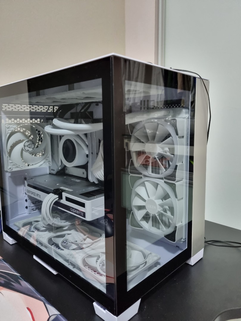 $80 Lian Li O11D Mini white PC case for sale, Computers & Tech, Parts ...