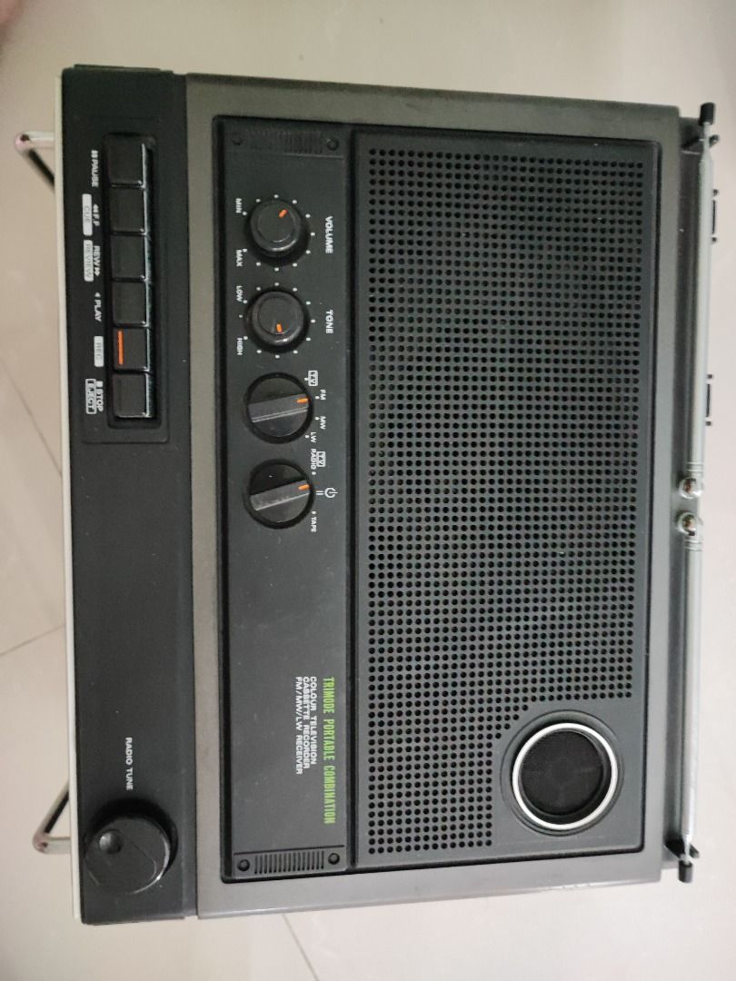 RARE 80s Vintage Retro Collectible Hitachi TV Colour TV Receiver Hifi ...