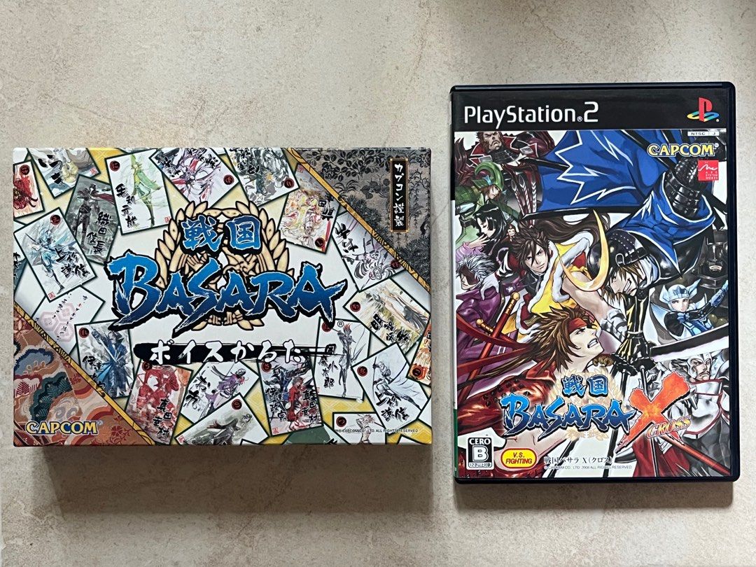 日版 PS2 CAPCOM SENGOKU BASARA X CROSS LIMITED BOXSET 戰國婆娑羅 特別盒裝版 附全新角色特典咭, 電子遊戲, 電子遊戲 ...