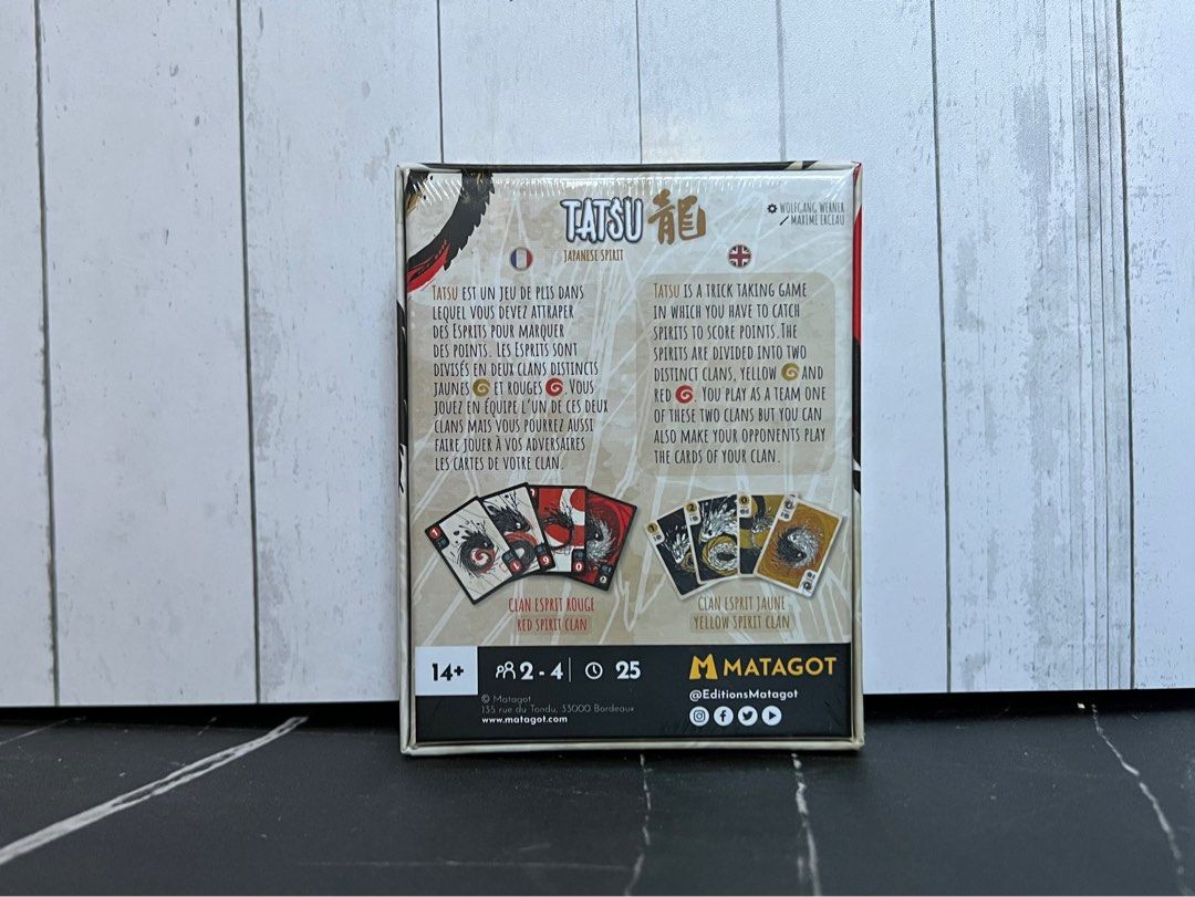 [全新現貨] Tatsu 英文 桌遊 boardgame board game, 興趣及遊戲, 玩具 & 遊戲類 - Carousell