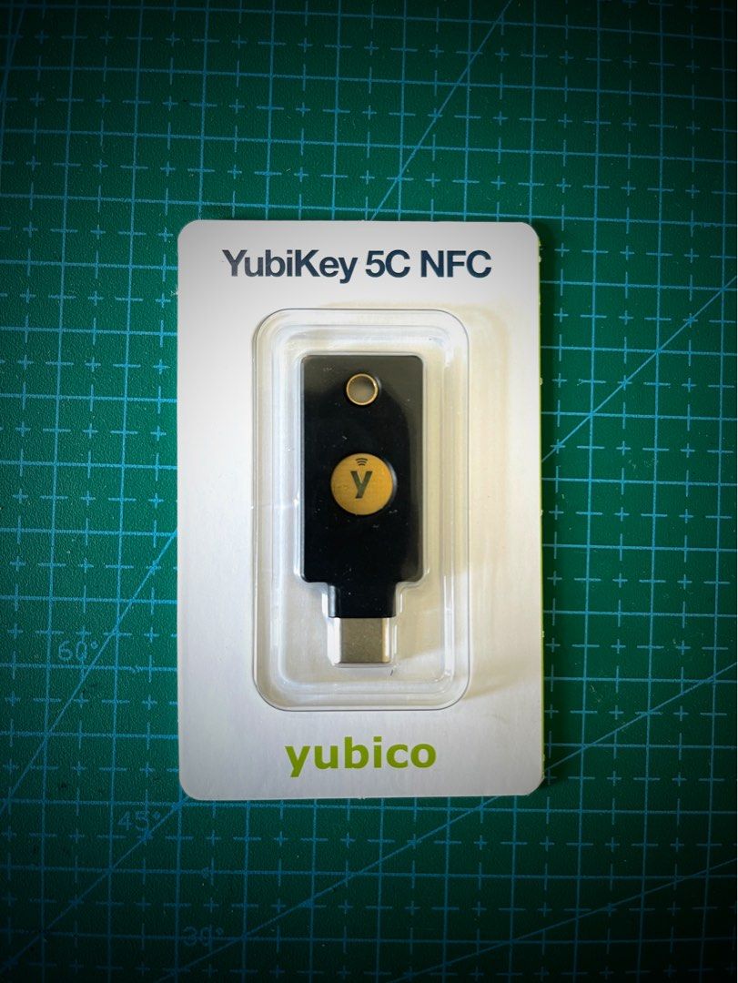 全新 YubiKey 5C NFC 安全 密鑰 Yubico 2FA Security Key 保安 鎖匙, 電腦＆科技, 電腦周邊及配件 ...