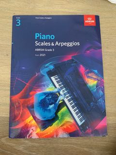 ABRSM grade 3 scales and arpeggio book, Hobbies & Toys, Music & Media ...