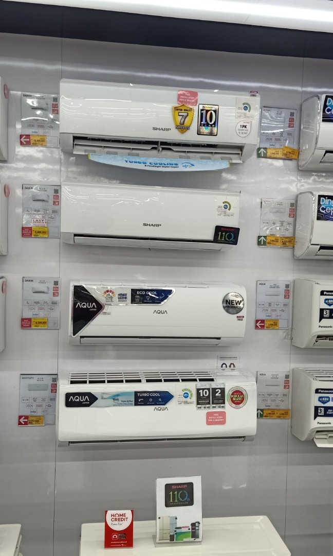 Ac merk sharp ini bisa dicicil dengan aeon fast, Elektronik, Lainnya di ...