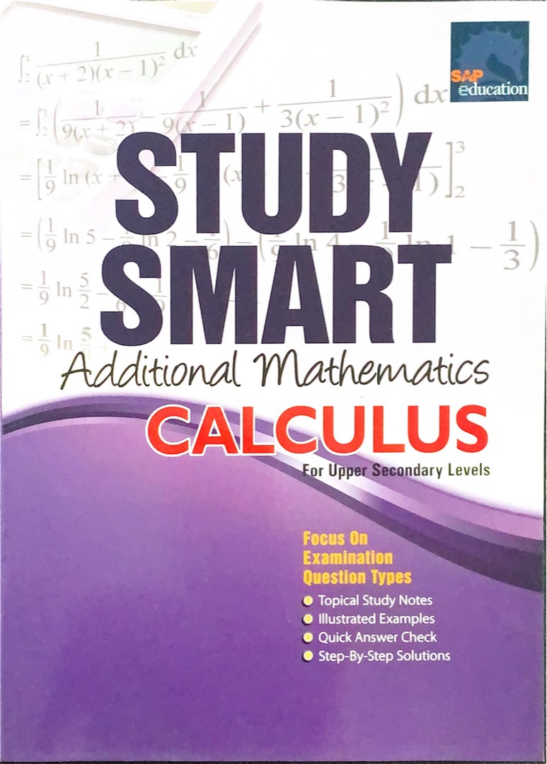 Additional Mathematics O-level ( SAP Study Smart ) complete set of 3 ...